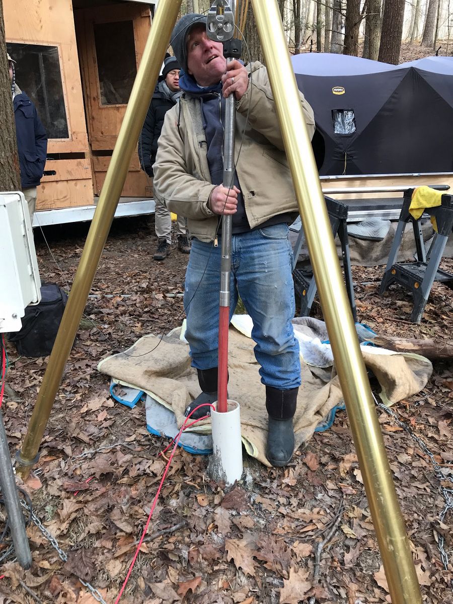 Researchers perform geophysical logging at Susquehanna Shale Hills ...